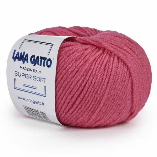 Пряжа Lana Gatto Super Soft (3 мотка) 14446 мальва