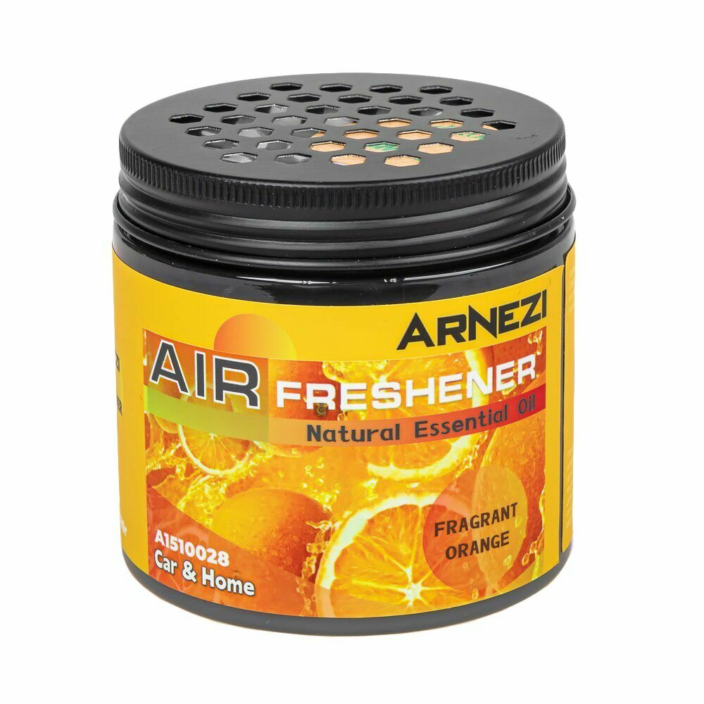 Ароматизатор для автомобиля, пахучка в машину, гелевый освежитель воздуха салона авто, апельсин, апельсиновый AS-03 'Fragrant Orange'A1510028 Arnezi