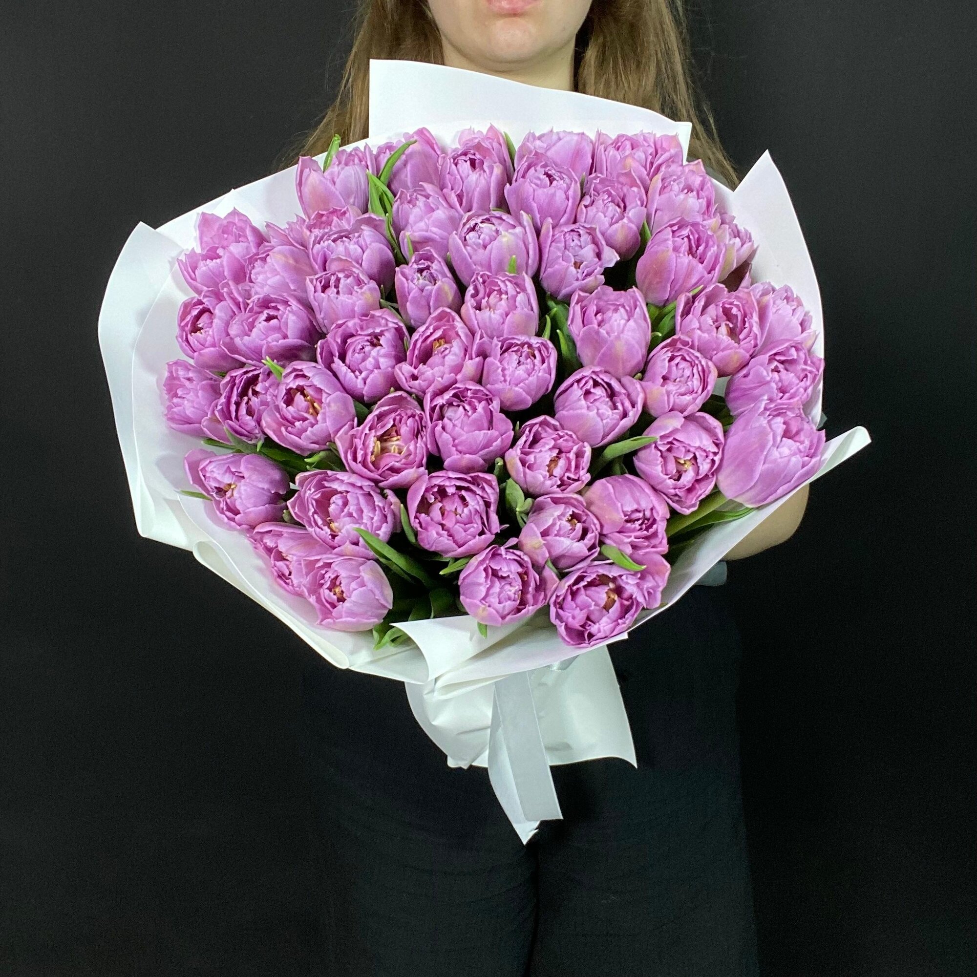 Сиреневые тюльпаны
