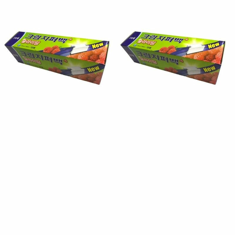 Clean wrap Пакеты на молнии, плотные, полиэтиленовые для хранения и замораживания горячих и холодных пищевых продуктов, 21 см х 19 см, 15 шт, 2 уп.