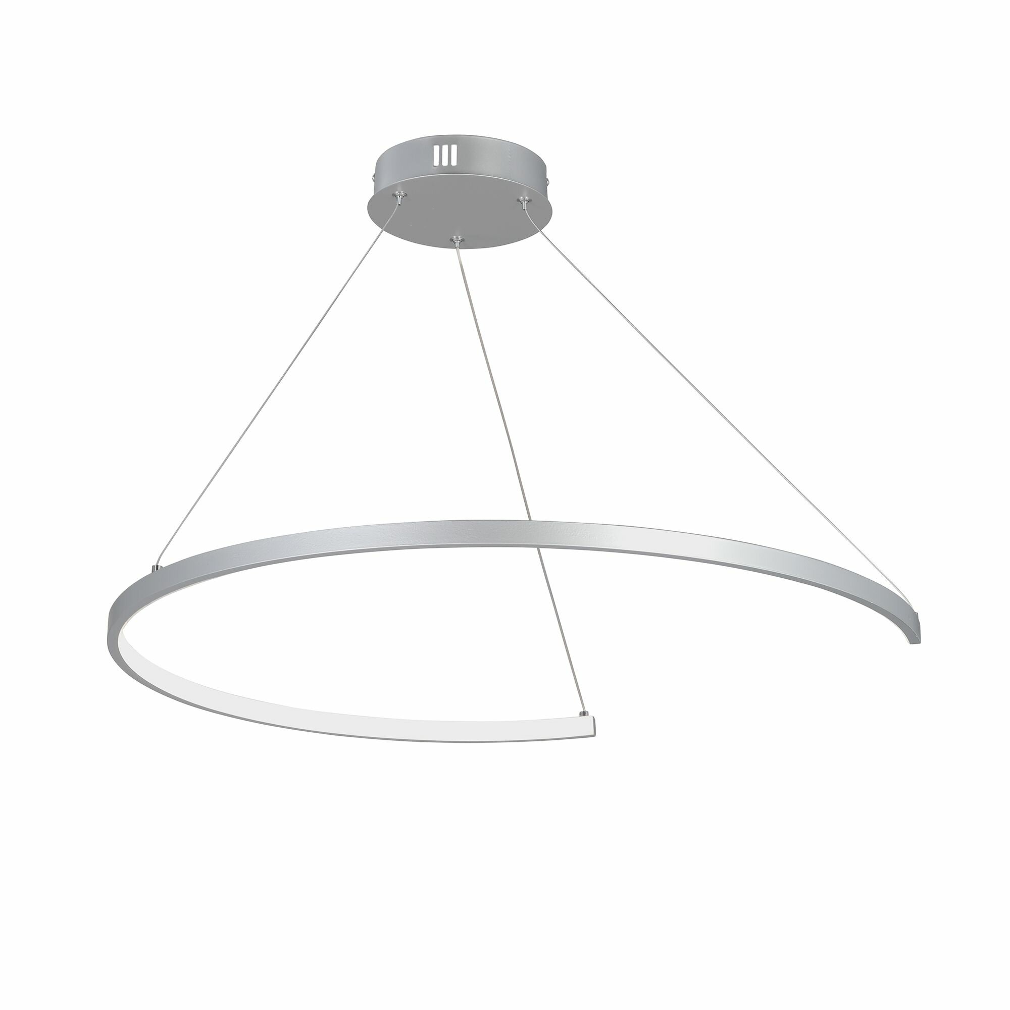 Люстра светодиодная Vitaluce V2706-9/1S, LED 35Вт, 4000К, 3460лм, 13м2, цвет хром. %Распродажа!%