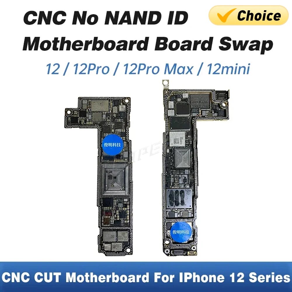 Материнская плата iPhone 12 Pro Max/Pro/mini, SE2 Whole CNC
