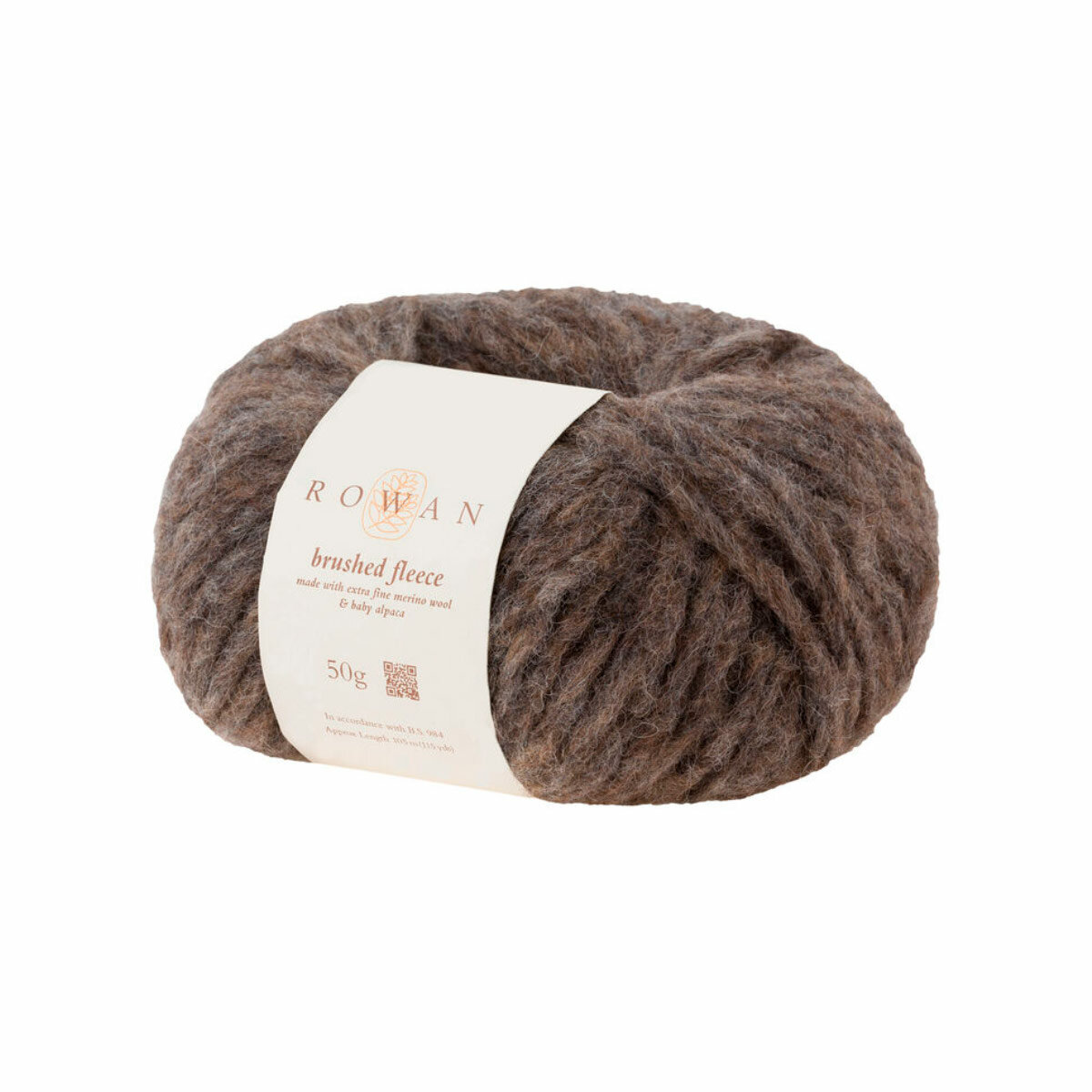 Brushed Fleece /Брашт Флис/ пряжа Rowan, 9802176 (254, tarn (каровое озеро), коричневый)