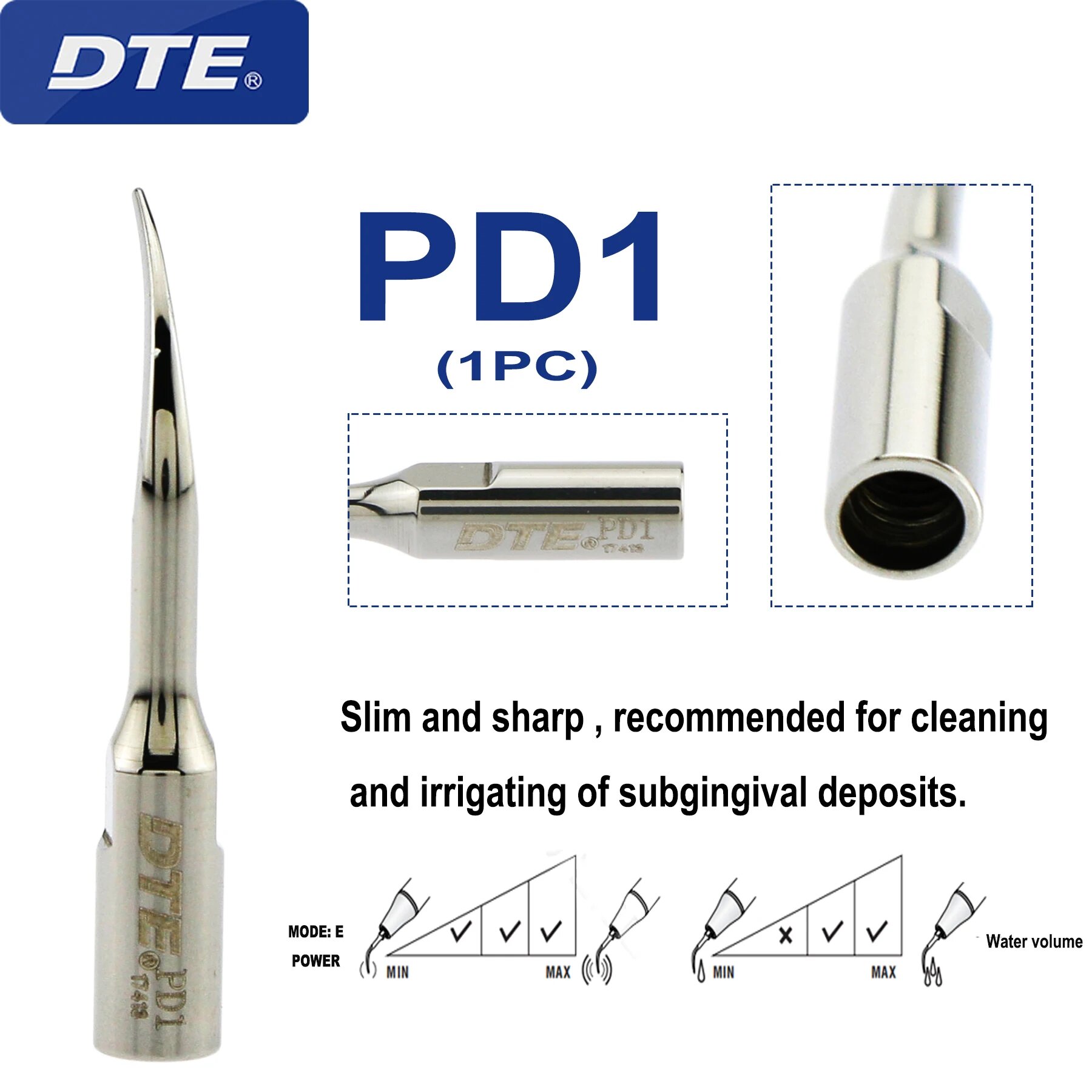 Стоматологический ультразвуковой скалер Woodpecker DTE PD1