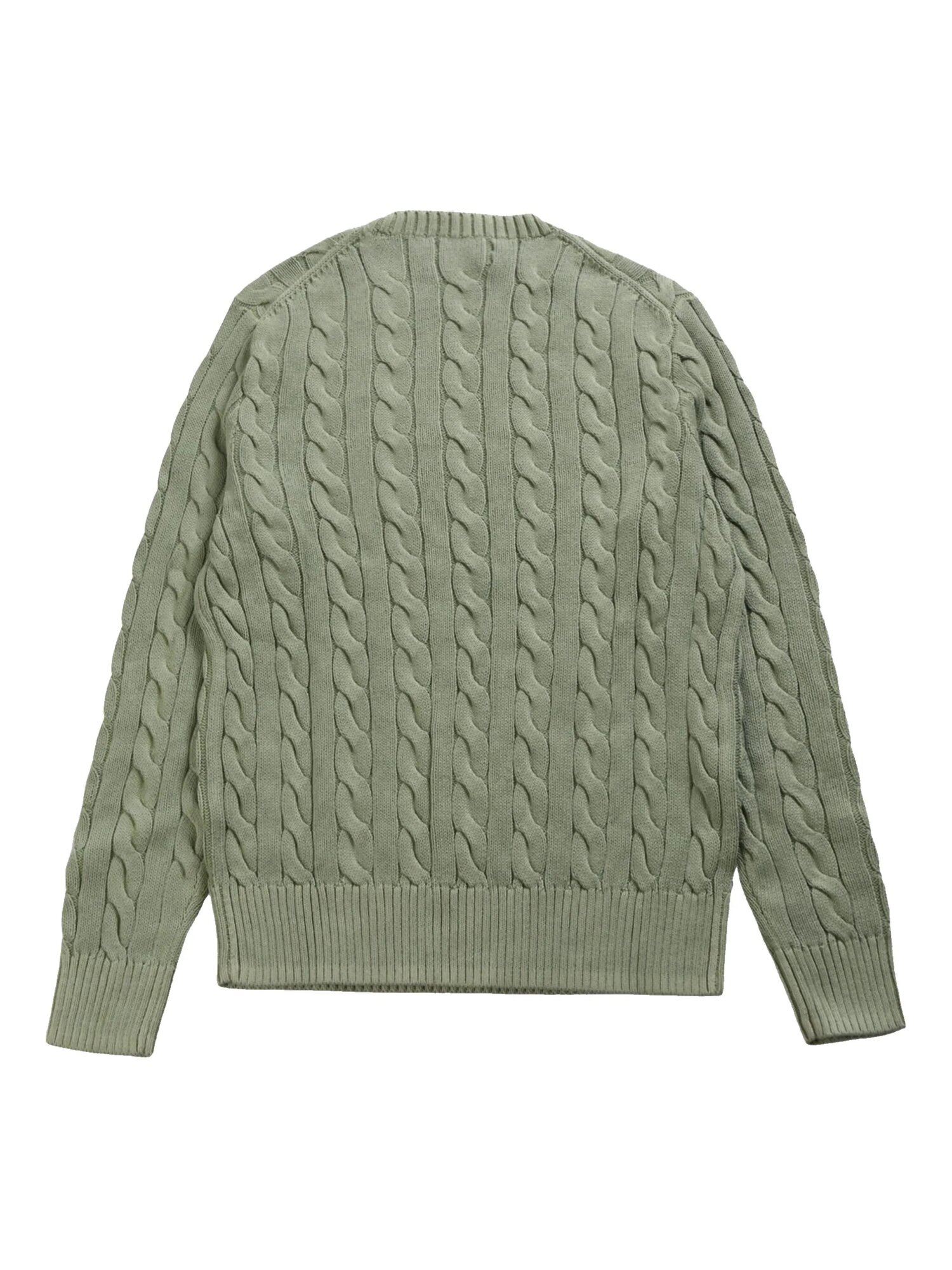 Джемпер Polo Ralph Lauren Cable-knit jumper, размер 56, green — фото 1