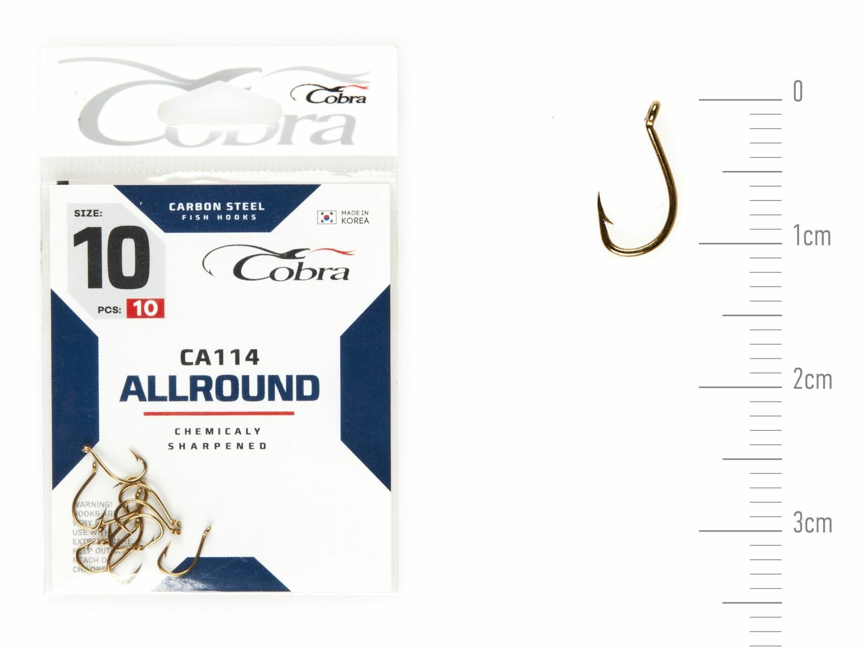 Крючки Cobra Allround BEAK сер. CA114 разм. 010 10шт. ++