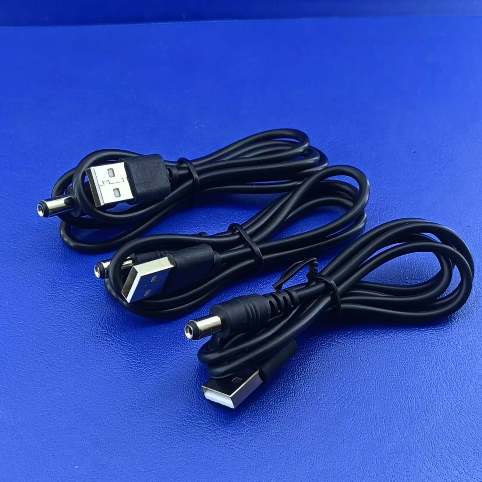 3 штуки Кабель USB - DC 5,5 x 2,1мм 80см (арт.76042)