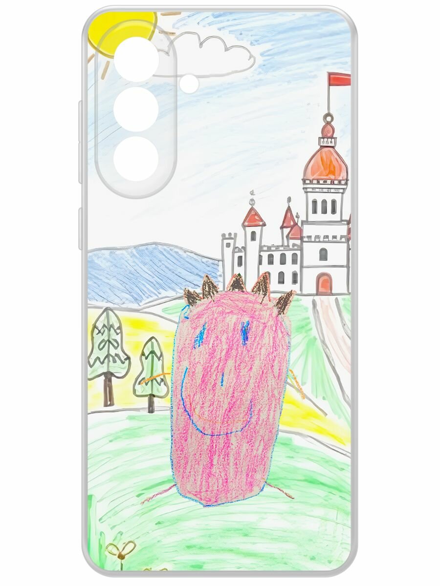 Чехол-накладка Krutoff Clear Case Король Рамбутан для Samsung Galaxy A56 5G (A566)