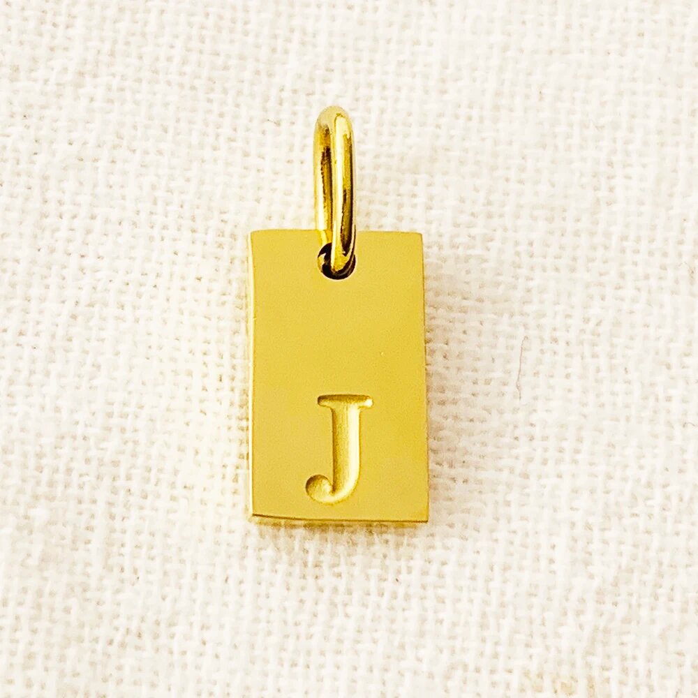 Подвеска SUNIBI с буквой J из нержавеющей стали