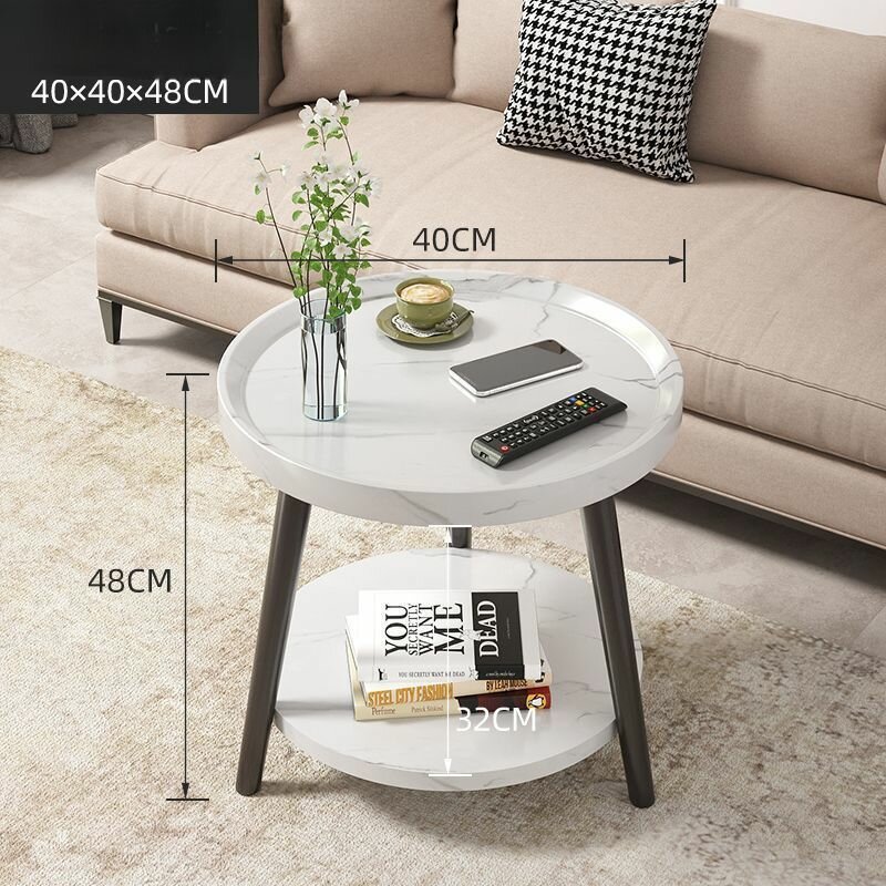 Кофейный столик Pointer, круглый, столешница из акрила, 60х60х50 см