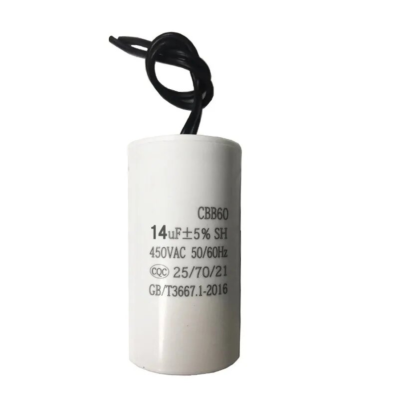 Конденсатор CBB60 14uF 450VAC 50/60Hz