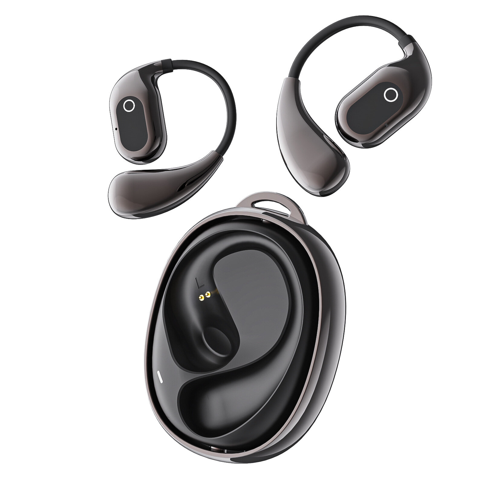 Трансграничная, новая Bluetooth-гарнитура XG99PRO может вращать беспроводную открытую гарнитуру Bluetooth 5,4, которая безболезненна для ношения в течение длительного времени.