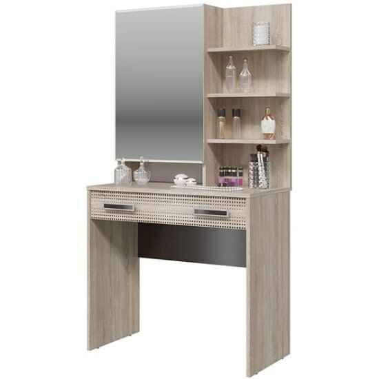 Трюмо Гранд Кволити Румба 4-2524дубсонвн , цвет дуб сонома/венге, ШхГхВ 80х43х153 см.