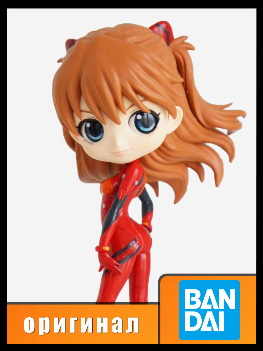 Оригинальная фигурка Asuka Langley от Bandai Spirits из аниме Evangelion / Аска Лэнгли «Евангелион» 14 см