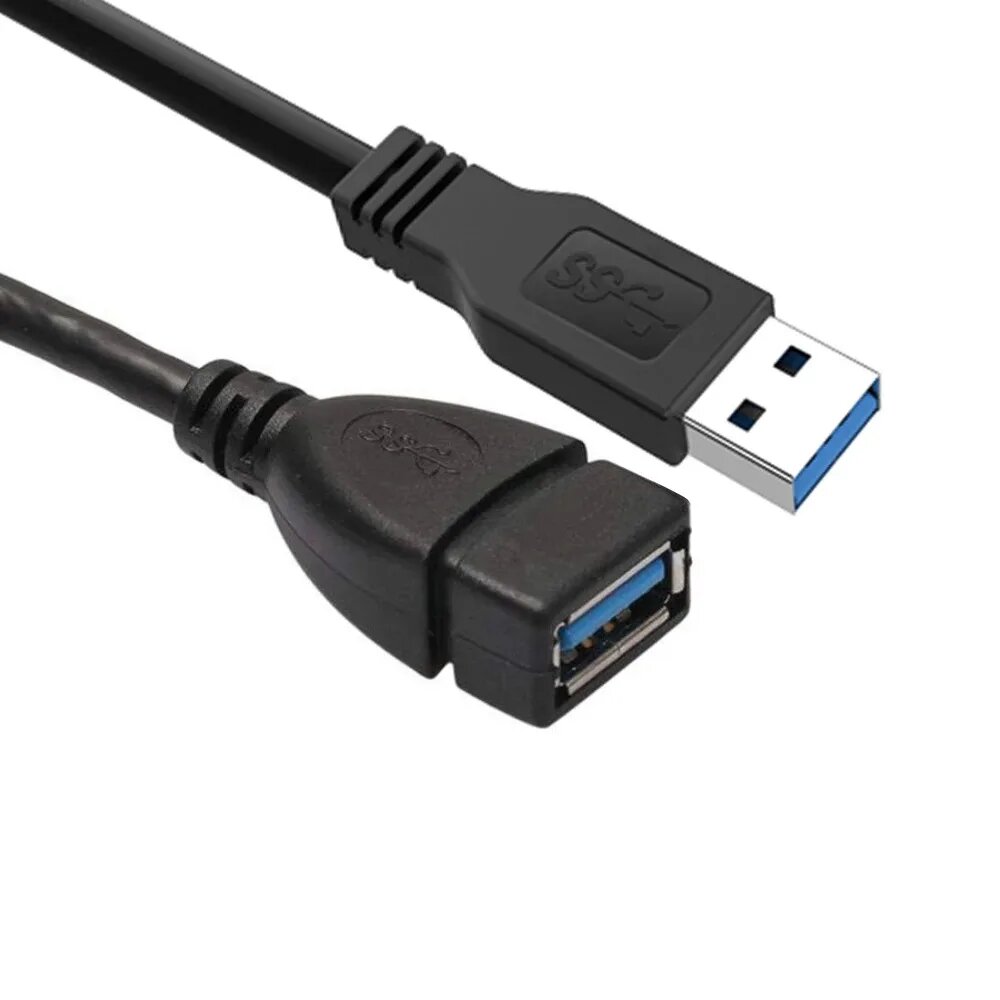 Удлинительный кабель USB 3.0, короткий, сверхскоростной USB 2.0 3.0, концентратор, тип A, удлинительный кабель с разъемами «папа-мама», кабель питания и передачи данных для компьютера ПК