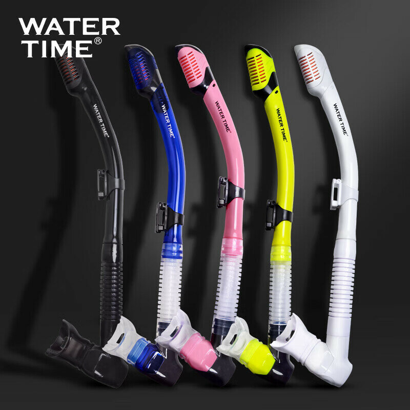 WATERTIME/Shuichuan, Underwater Full-Dry Scuba Respirator, Swimming Breath Tube, Snorkeling Equipment, Swimming Training