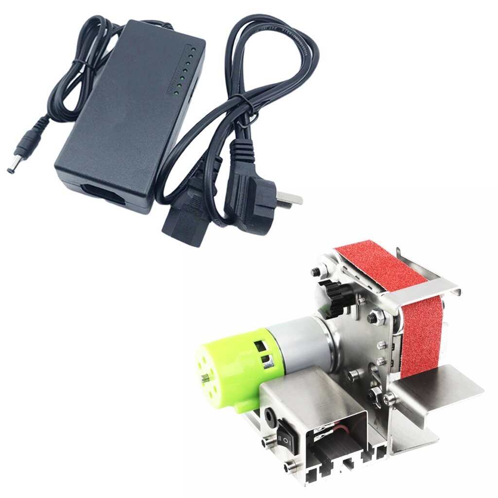 Электрический ленточный шлифовальный станок с регулируемой скоростью для металла