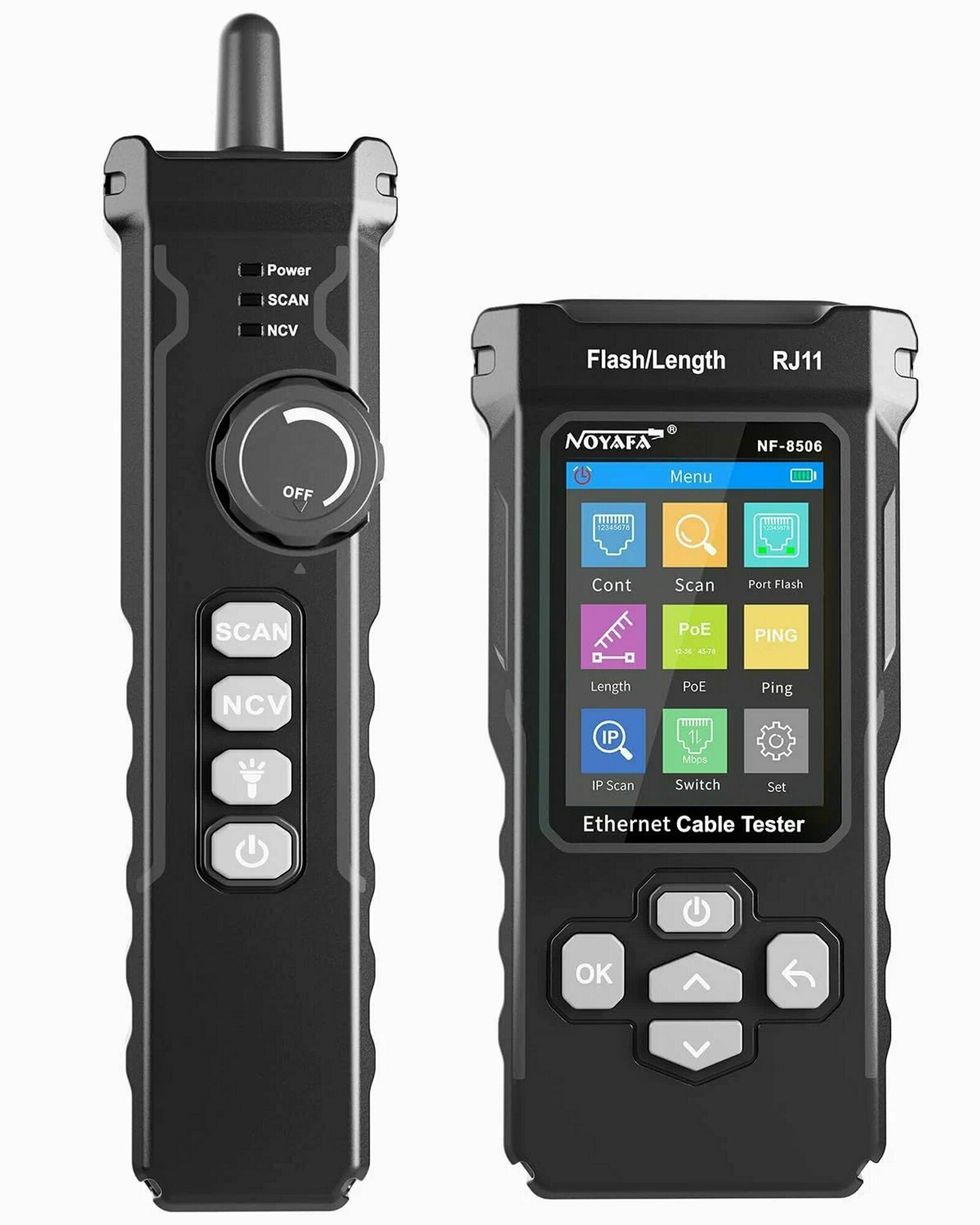 Кабельный тестер Noyafa NF-8506，Многофункциональный сетевой тестер