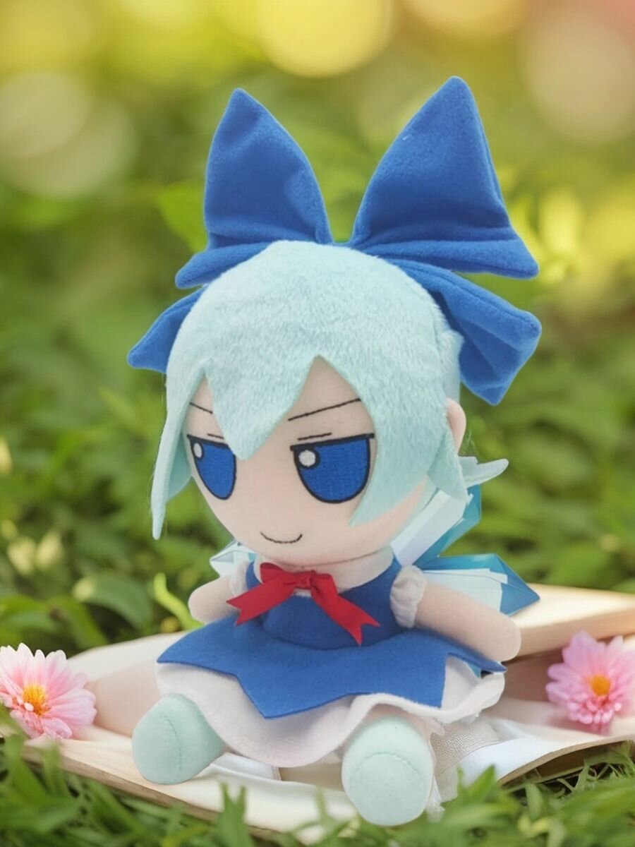 Аниме Мягкие Игрушки TouHou Project Fumo Cirno / Чирно Игрушка Антистресс 20CM