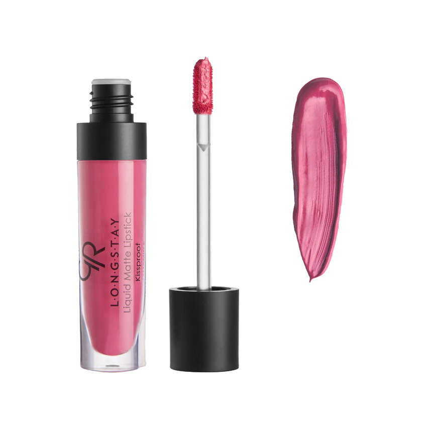 Помада Golden Rose Longstay, жидкая, стойкая , матовая, 30 г, розовая