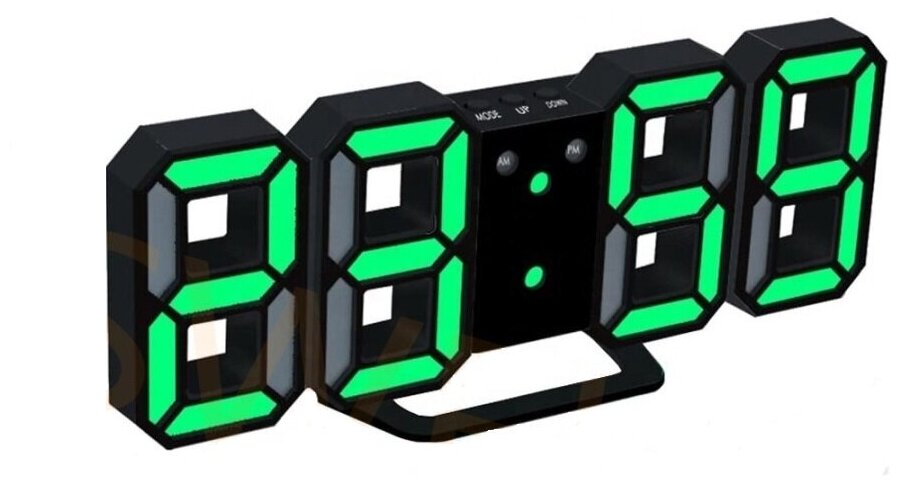 3D светодиодные цифровые часы, электронные настольные часы, будильник, настенные