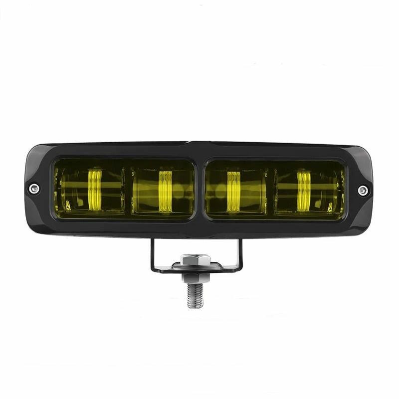 Противотуманная LED фара 6″ 20W желтый 6D линза 12-24В IP67 внедорожник грузовик авто