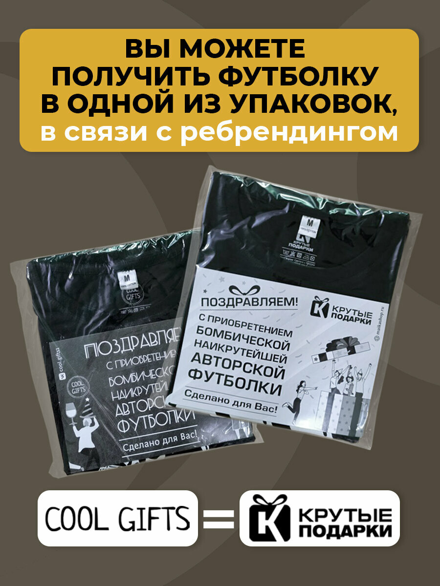 Футболка COOL GIFTS сленг водителя, 1 шт., размер L, черный — фото 1