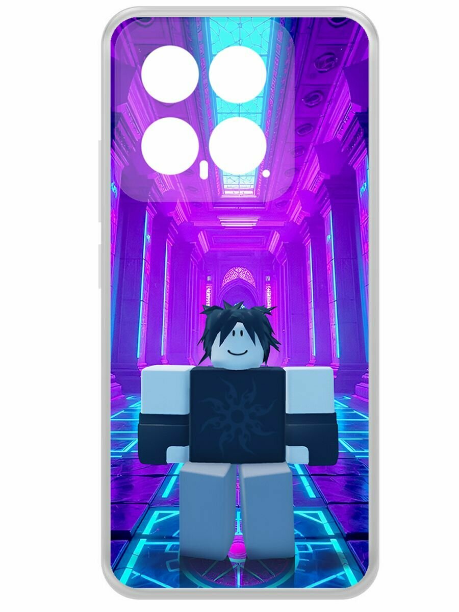 Чехол-накладка Krutoff Clear Case Roblox-Форсакен Ту Тайм (Forsaken Two Time) для Xiaomi 14