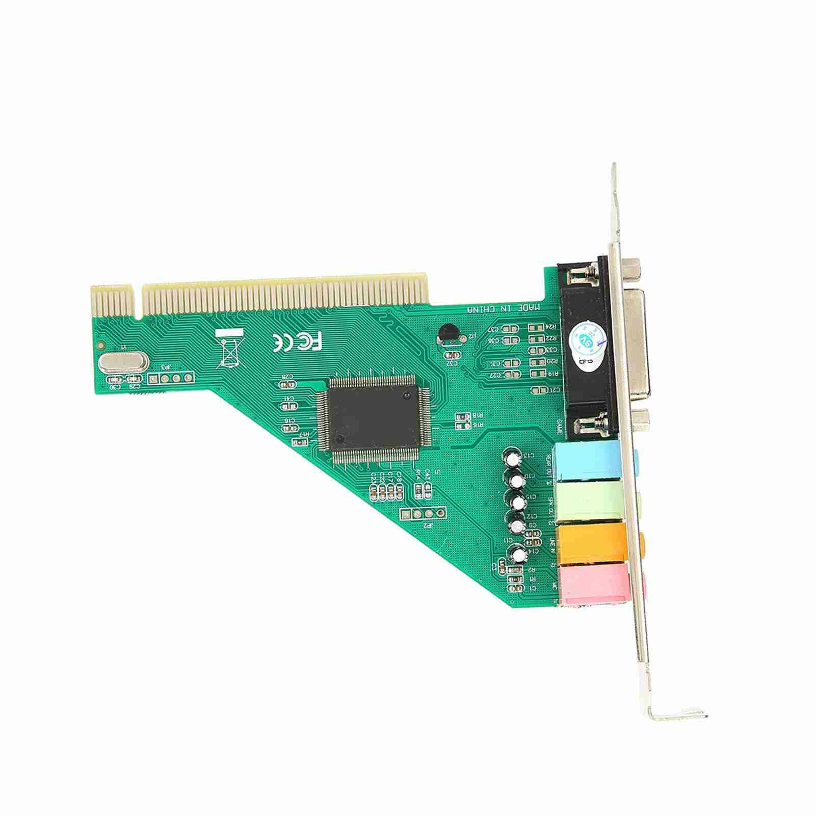 Канал звуковой карты PCI 4.1 для компьютера.