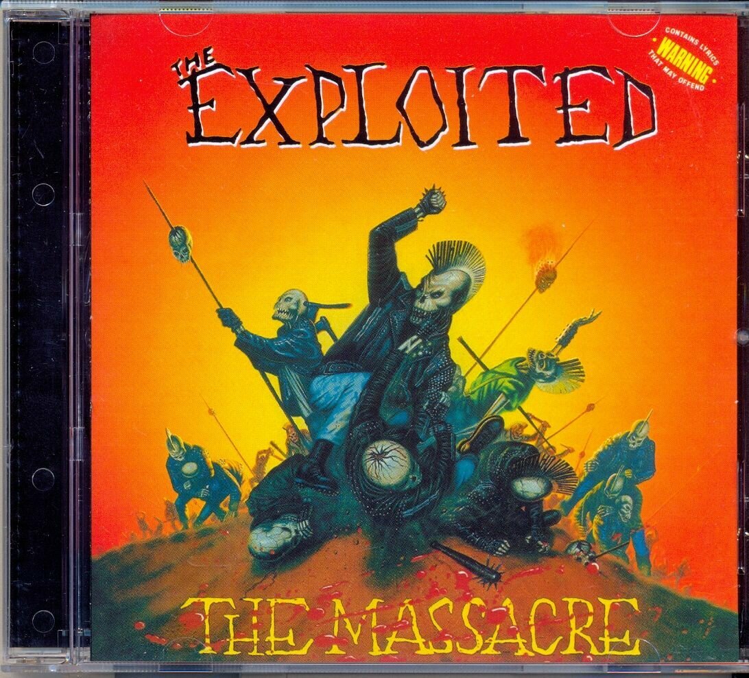 THE EXPLOITED - The Massacre Deluxe + Bonus Tracks 1990 г. Компакт диск