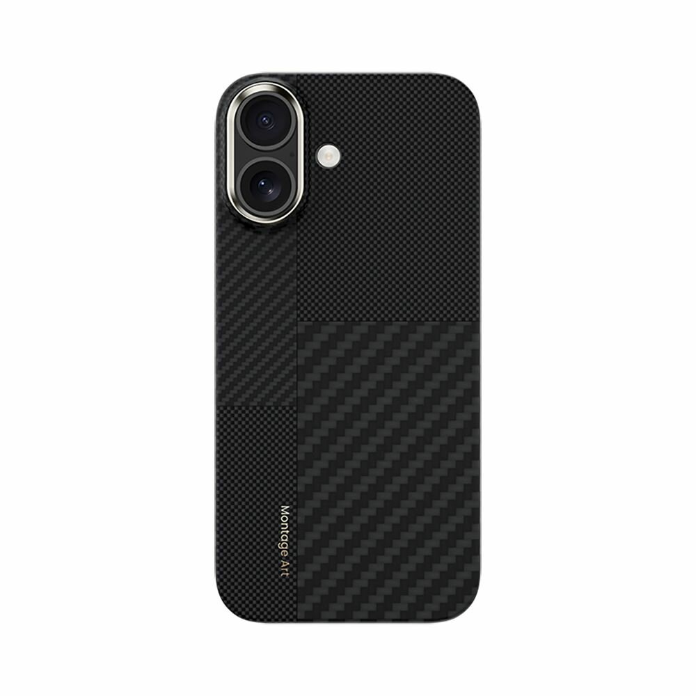 Чехол Benks Montage ArmorAir Case built with Kevlar для iPhone 17 6.3", цвет черный (600D+1500D)