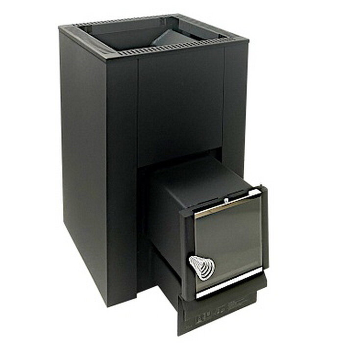 Печь для бани Harvia 22 SL Black (черная, выносная топка)