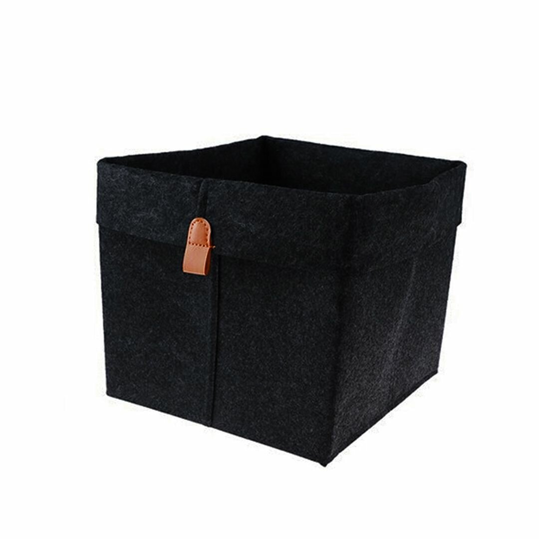 Корзина Handy Home "Фетр", складная, для хранения, текстиль, черная