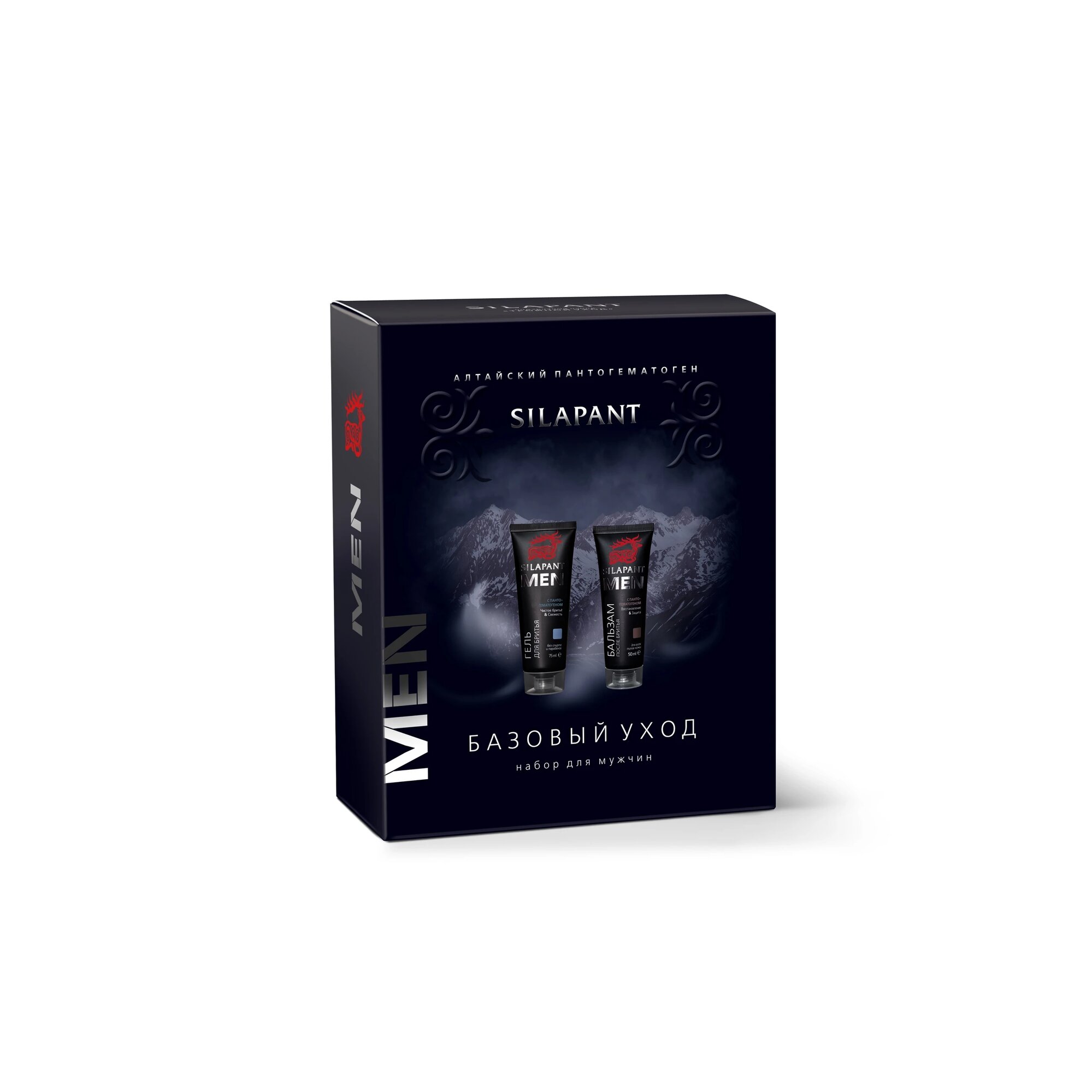 Силапант Подарочный набор для мужчин "Базовый уход" (гель для бритья, бальзам после бритья)