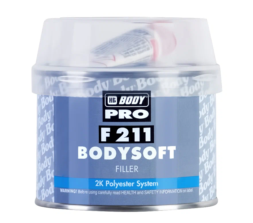 Шпатлевка body soft 211, 0,38 кг.