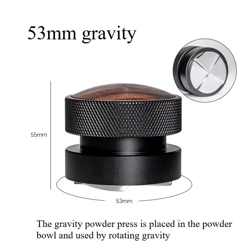 Темпер для кофе из нержавеющей стали 51/53/58 мм 53mm Gravity