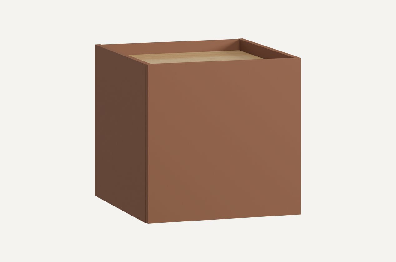 Тумба прикроватная Divan.ru Вита Terra Oak 45x48x44 см, ЛДСП, коричневая