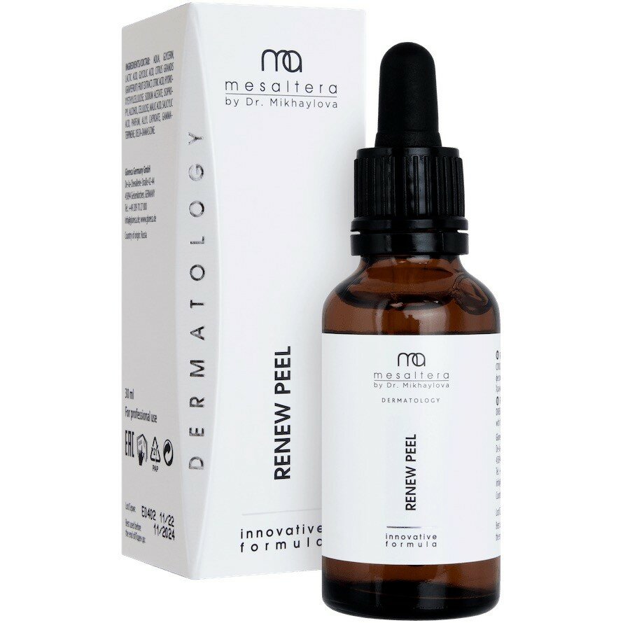 Ревитализирующий пилинг 30 мл Renew Peel Mesaltera / Мезалтера by Dr. Mikhaylova