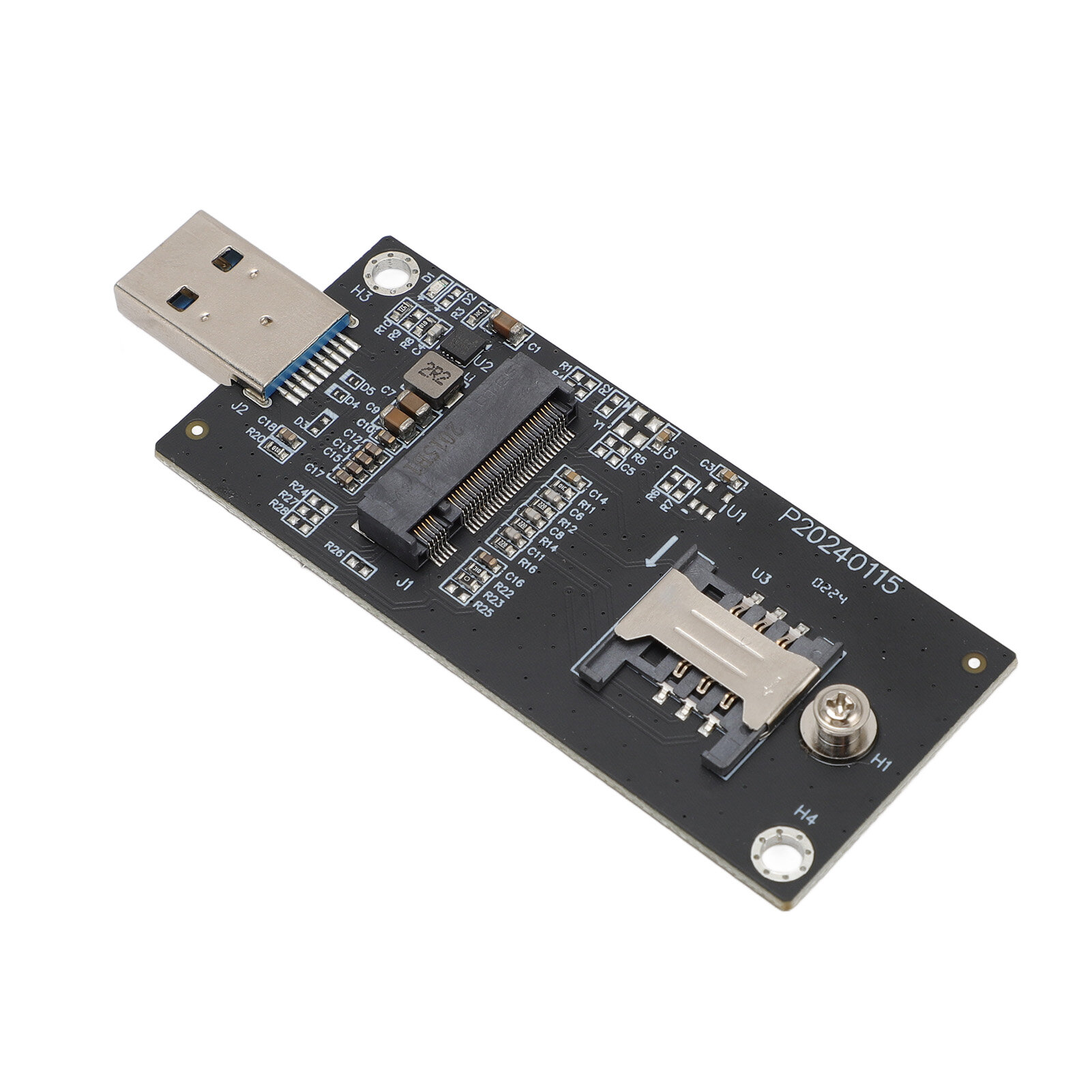 Карта адаптера сети NGFF M.2 KeyB в USB3.0 адаптер модуля WWAN 4G 5G с слотом для SIM-карты 2 антенны