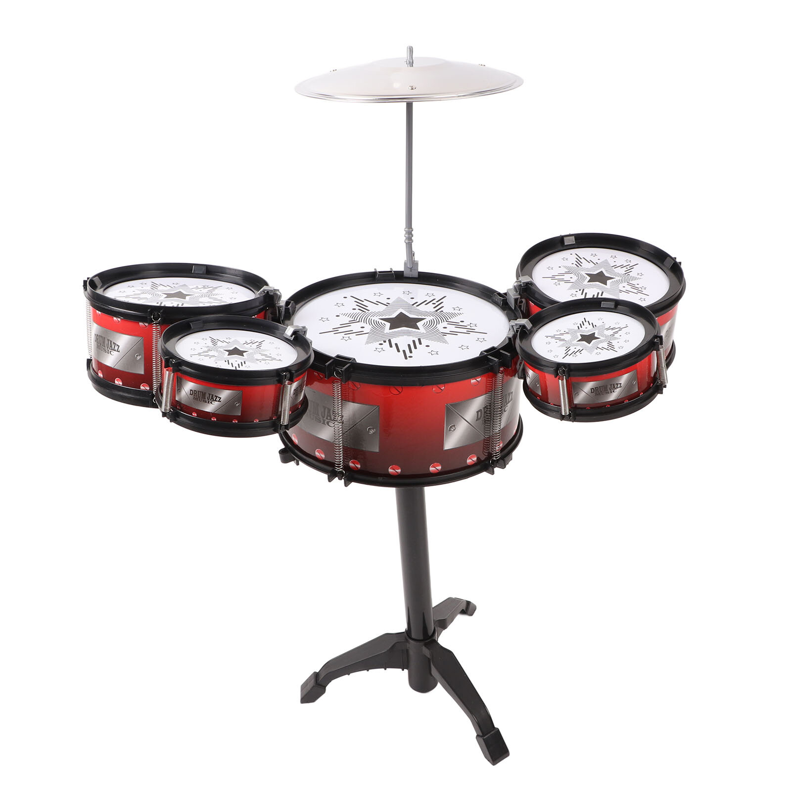 Музыкальный инструмент, набор бас-барабанов, портативный рок-джазовый набор барабанов для начинающих