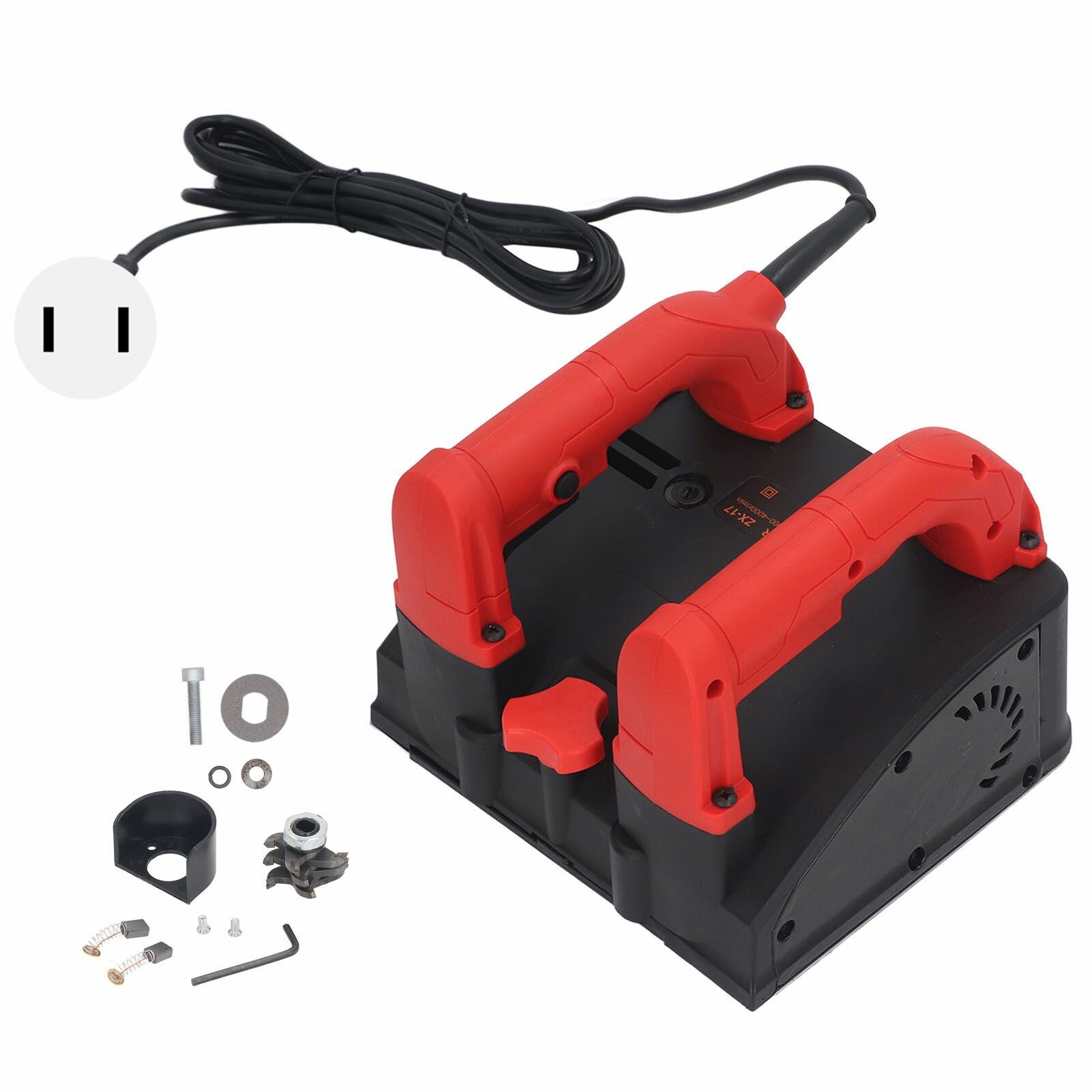 Ручной электрический строгальный станок, полностью автоматическая лопата, настенная машина для шпатлевки, штукатурки, шлифовки, полировки, вилка стандарта США, 110 В