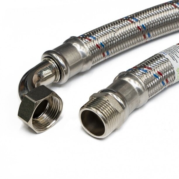 Шланг антивибрационный Монофлекс угловой 1" РВ-РН 60 см