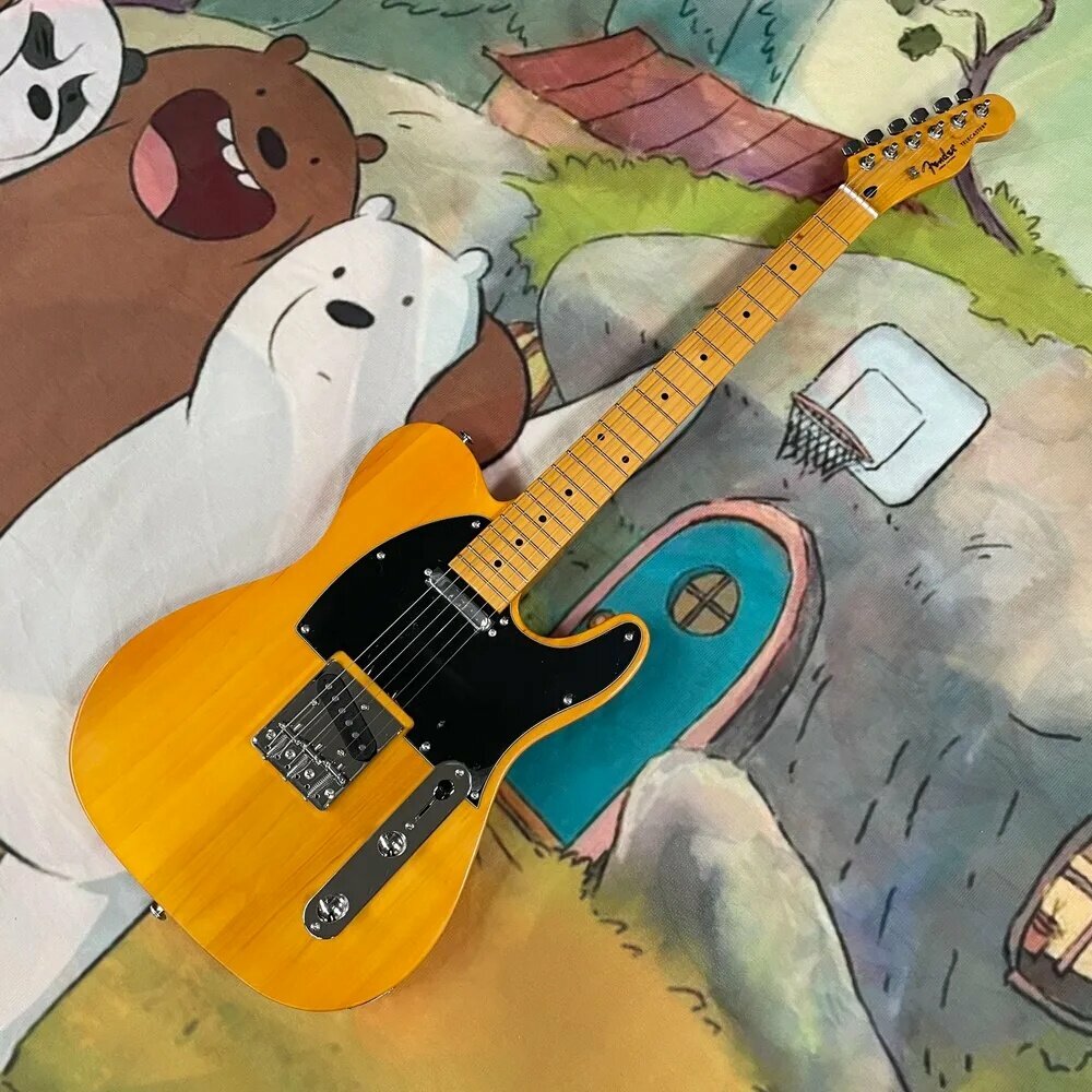 Электрогитара Электроакустическая TELE Сделано в Китае 6-струнная, корпус Махагони 39" 6-струнная