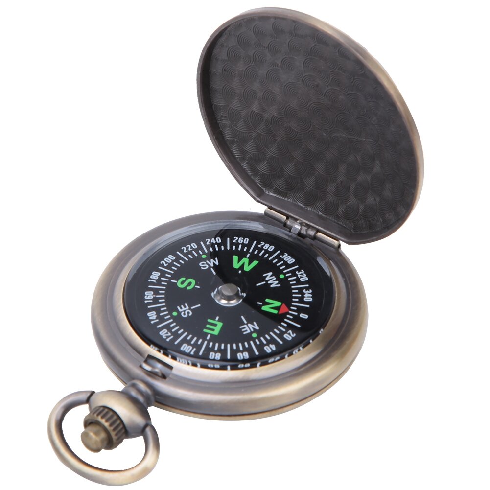 Pocket Watch Compass, Durable Outdoor Quality Zinc Alloy Material for Colleague, Family Your Friends