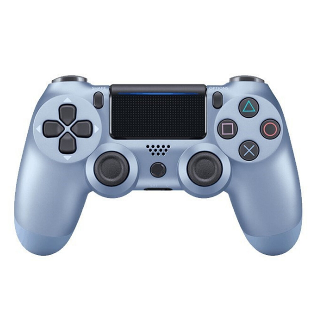 Геймпад Dualshock 4 для PS4 / PS4 Slim / PS4 Pro / PC, материал ABS, цвета: Gold, Silver, Transparent red, Transparent blue, Transparent white, Mountain green, Berry(lake) blue, Bronze, Midnight blue, Sunset orange, Steel gray, Titanium blue, Purple,