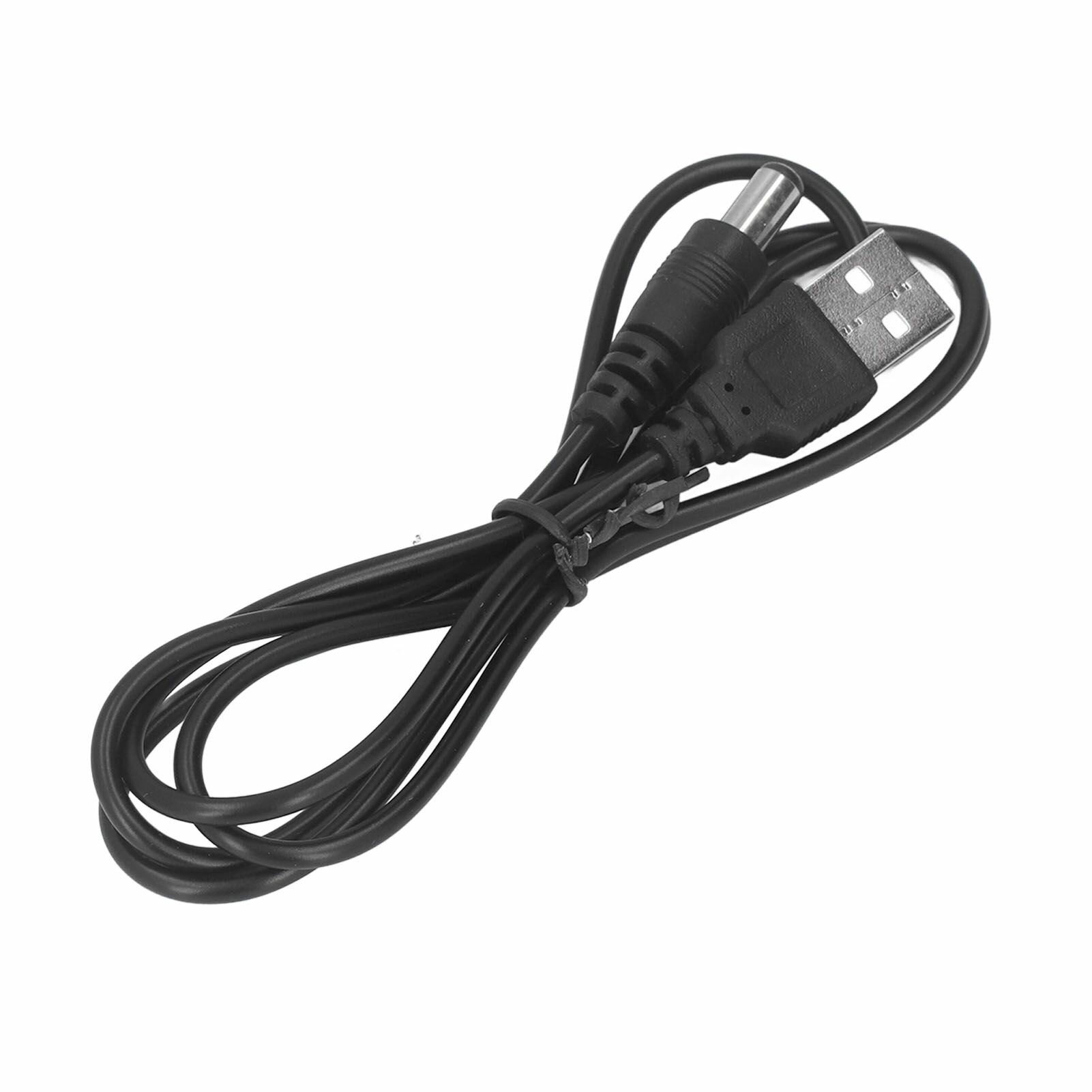 6 шт, 5 В постоянного тока, кабель питания, разъем USB 2,0 A, разъем для зарядного устройства 5,5x2,1 мм, черный