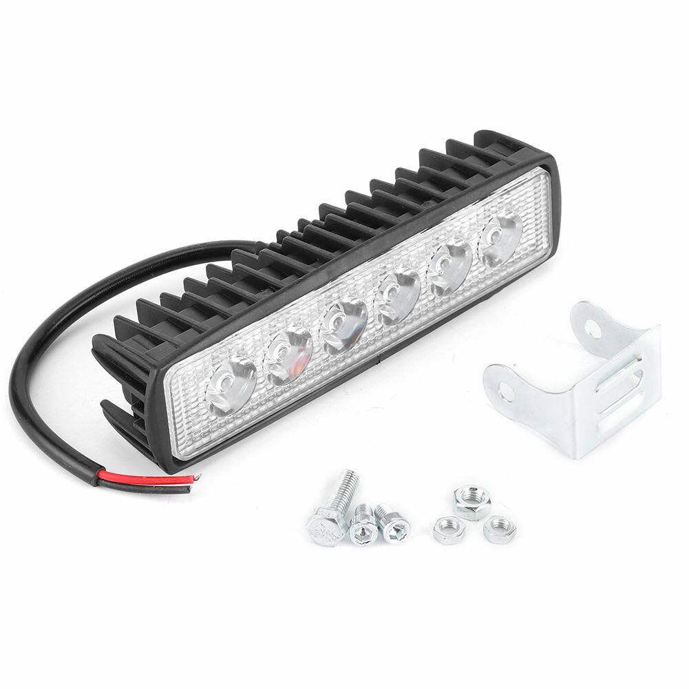 6LED 18W Супер яркий автомобильный прожектор для вождения автомобиля, прожектор для внедорожника, мотоцикла, лодки