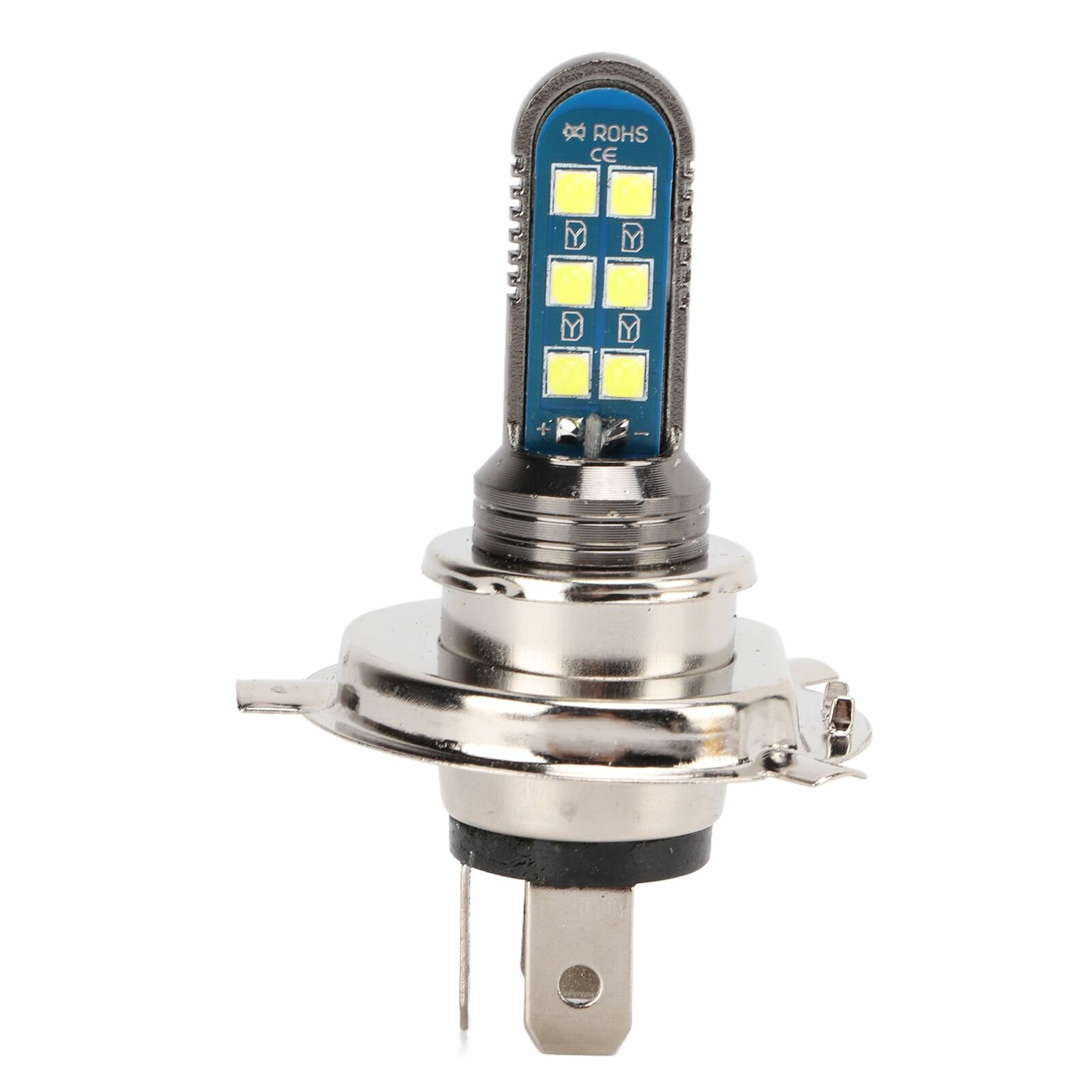 12LED H4 Светодиодная фара для мотоцикла, электромобиля, 3 когтя, передняя лампа для мотоцикла, IP68 1080LM 6000K