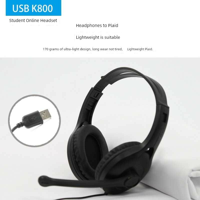 Эдифайер K800 USB гарнитура с микрофоном для экзаменов по английскому языку