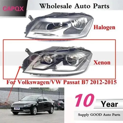 Zldrill Фара автомобильная, 2 шт, арт. Volkswagen VW Passat B7 2012-2015 xenon